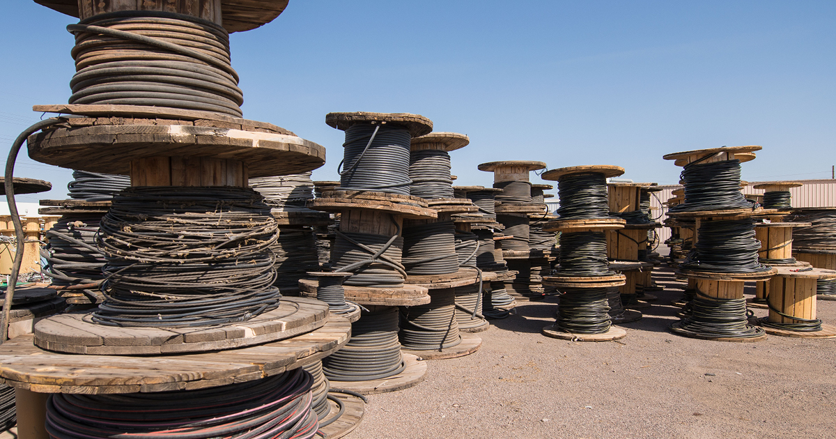 Turning old cables into concrete